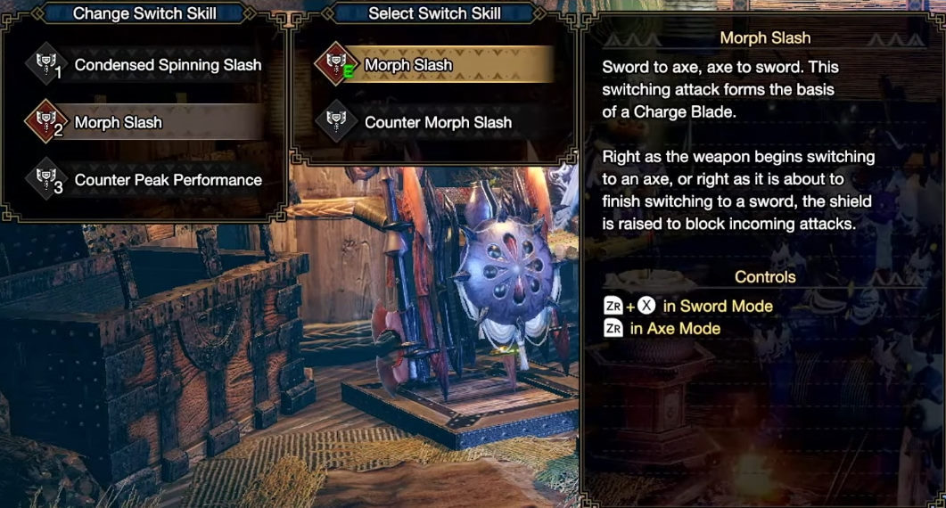 Rise Charge Blade Switch Skills